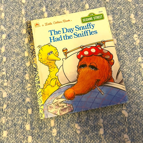 Sesame Street | Toys | 4 A Little Golden Book The Day Snuffy Had The ...